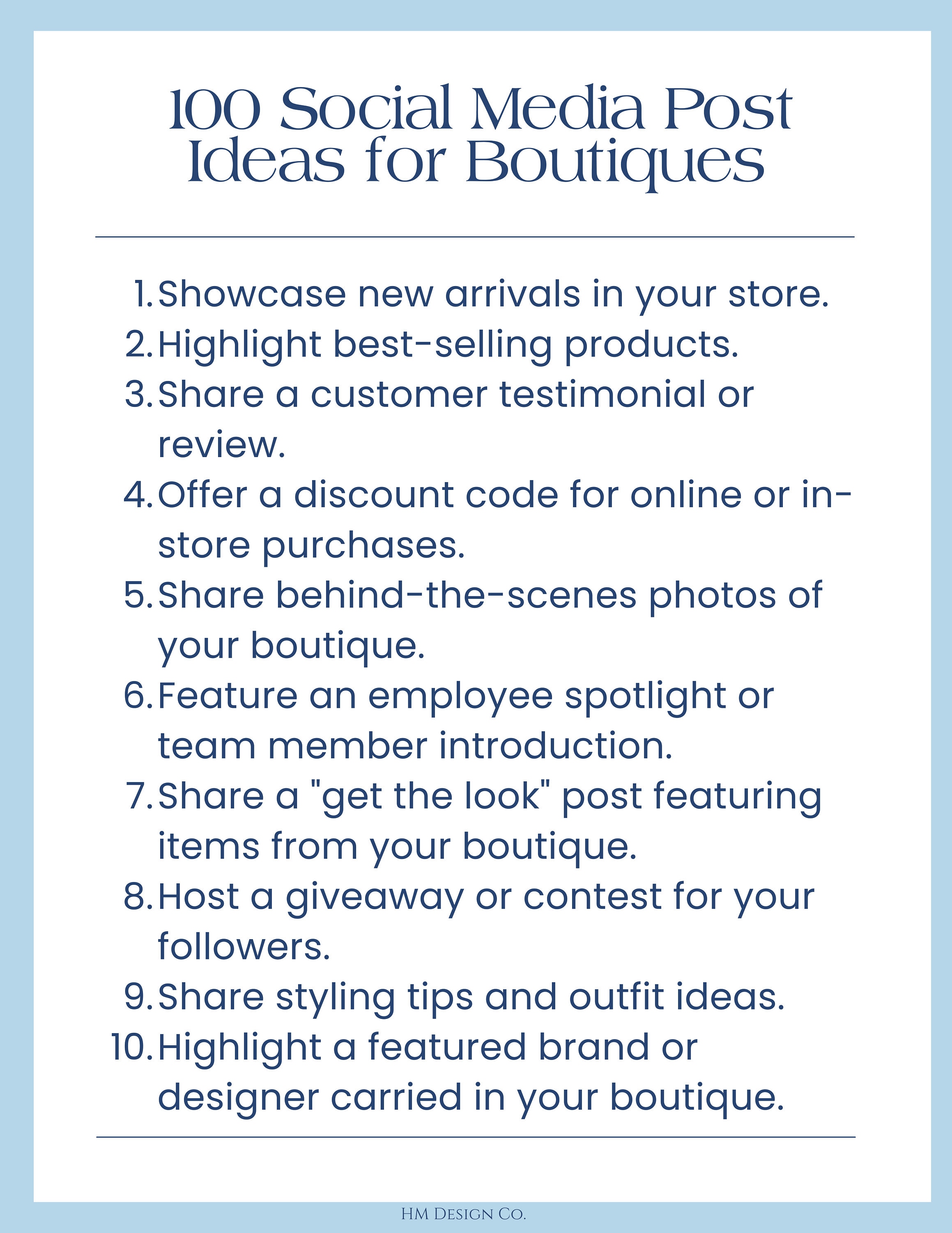 100 Engaging Social Media Post Ideas for Fashion Retailers Boutiques ...