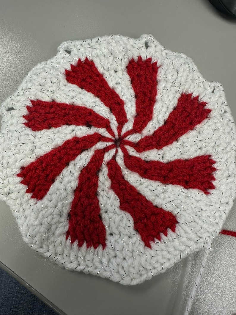 Peppermint/pinwheel Afghan - Etsy