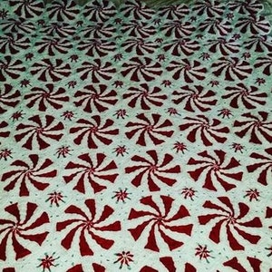 Peppermint/pinwheel Afghan - Etsy