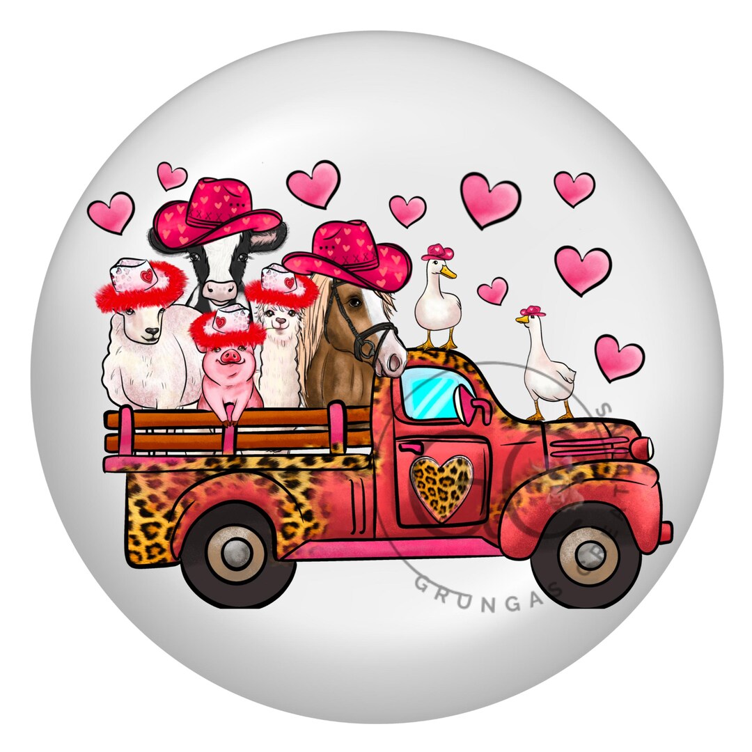 Valentine Circle Frame PNG, Valentine Door Hanger Digital, Wreath ...