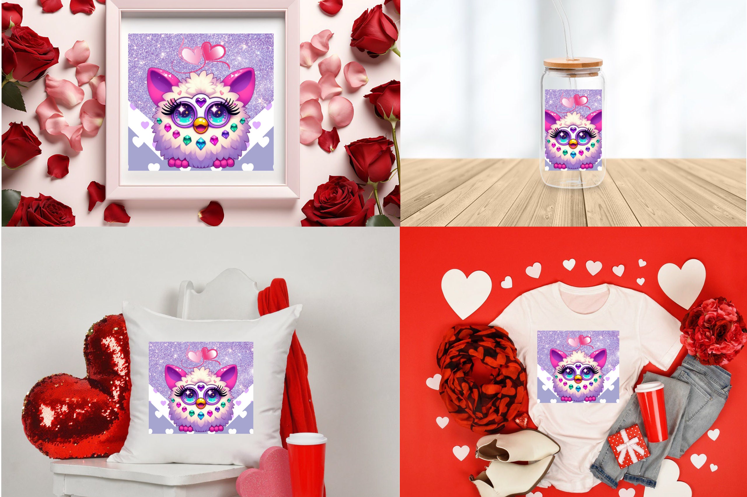 20 Oz, Tumbler, Wrap , Kids, Furby, High Resolution , Digital Download ...