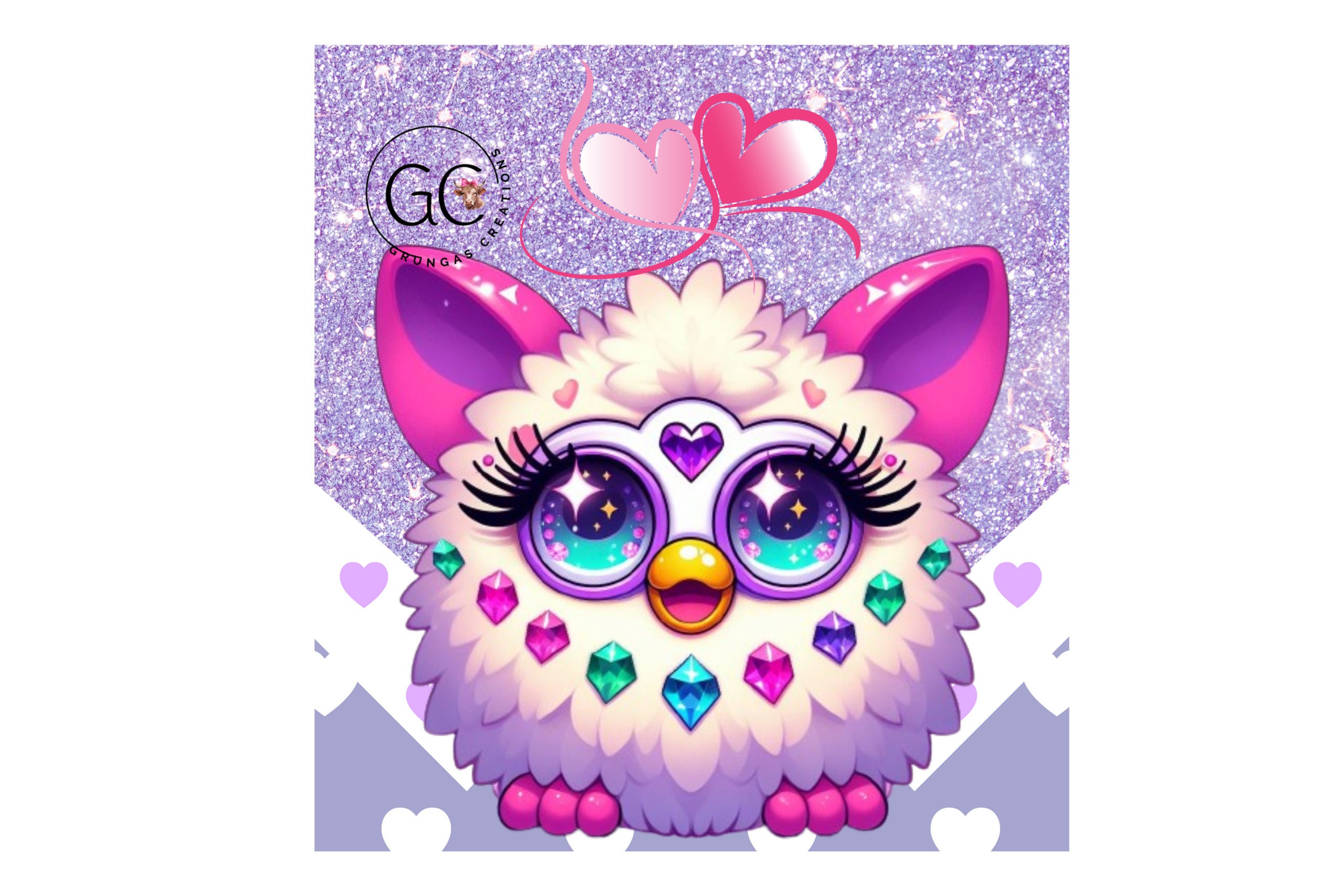 20 Oz, Tumbler, Wrap , Kids, Furby, High Resolution , Digital Download ...