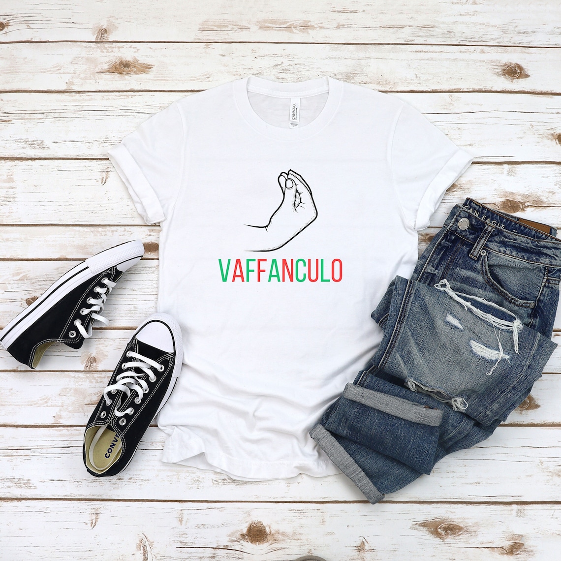 Vaffanculo Funny Italian Shirt Italian Swearing Hand T-shirt - Etsy Canada
