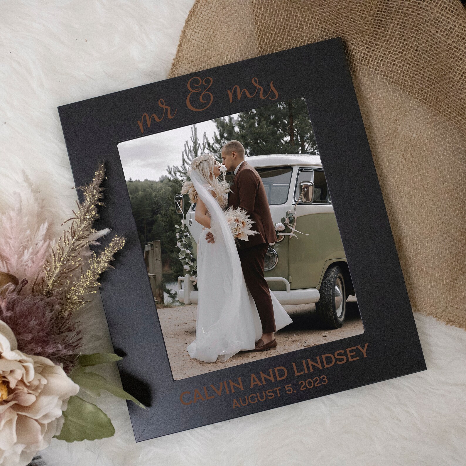 Mr & Mrs Picture Frame Personalized Wedding Picture Frame 8x10 Wedding ...