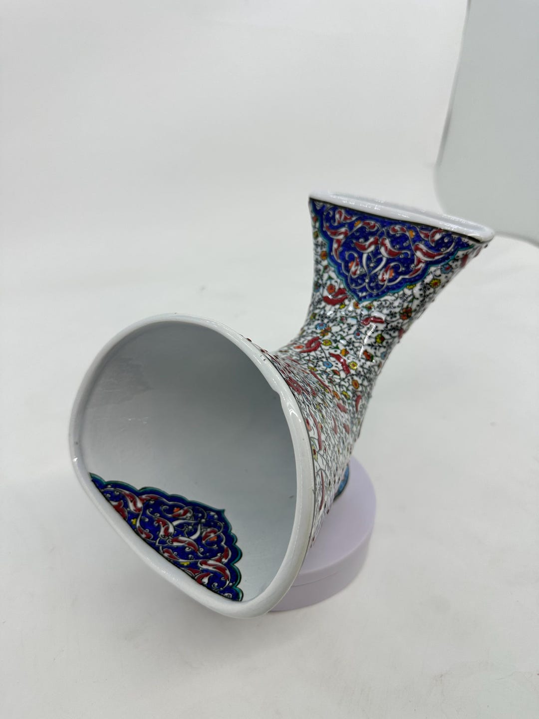 Ceramic Gramophone Decor, Hand Painted Decorative Ceramic Sculpture ...