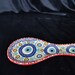 Handmade Evil Eye Ceramic Spoon Rest: Turkish Kitchen Decor - Etsy