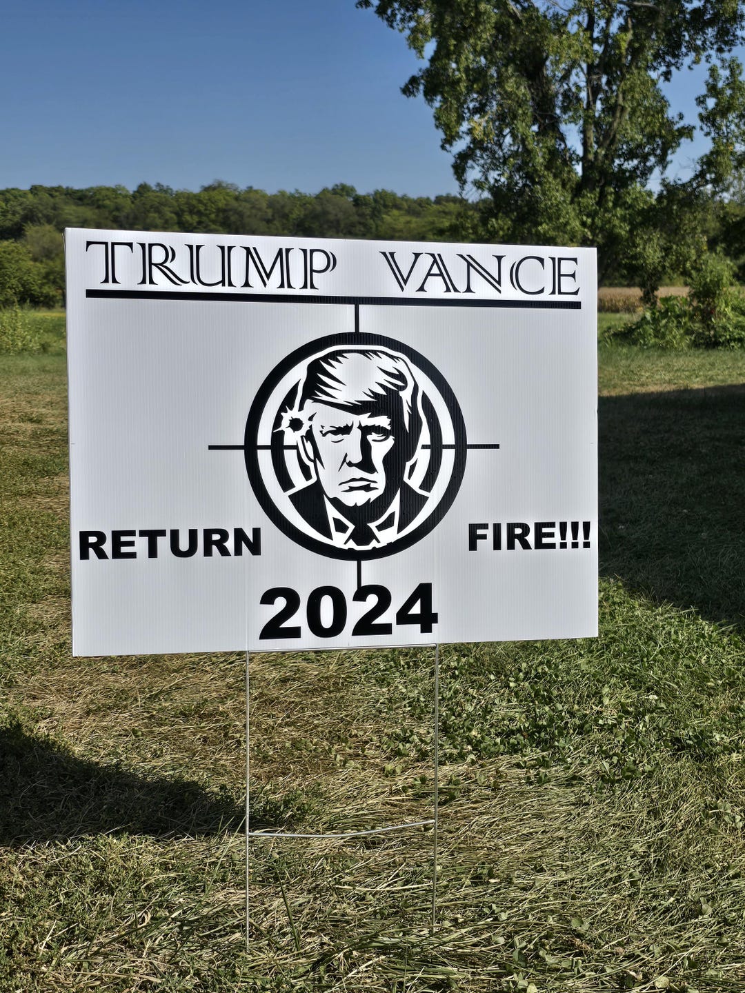 Trump Vance 2024 Yard Sign 18x24 - Etsy