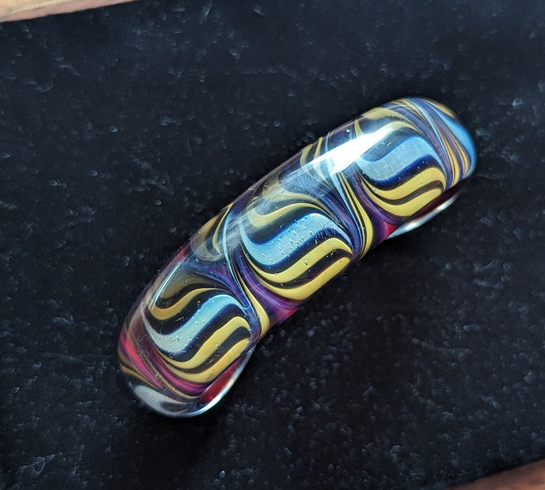 Kevin O'grady Vintage Borosilicate Glass Cuff Bracelet, 6 3/4 - Large ...