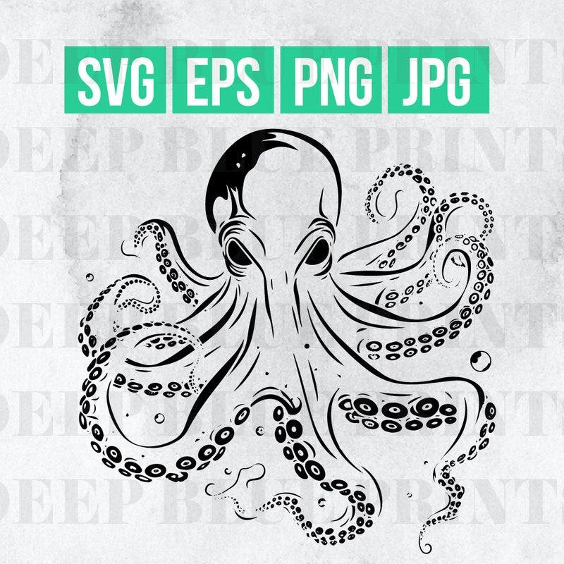 Kraken Svg - Etsy