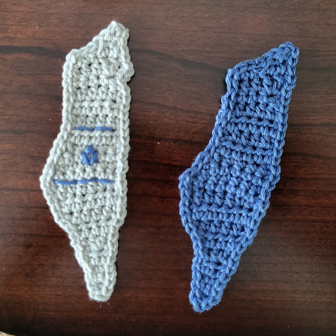 Easy Israel Crochet Applique Pattern PDF - Crochet Pattern and Chart - Etsy