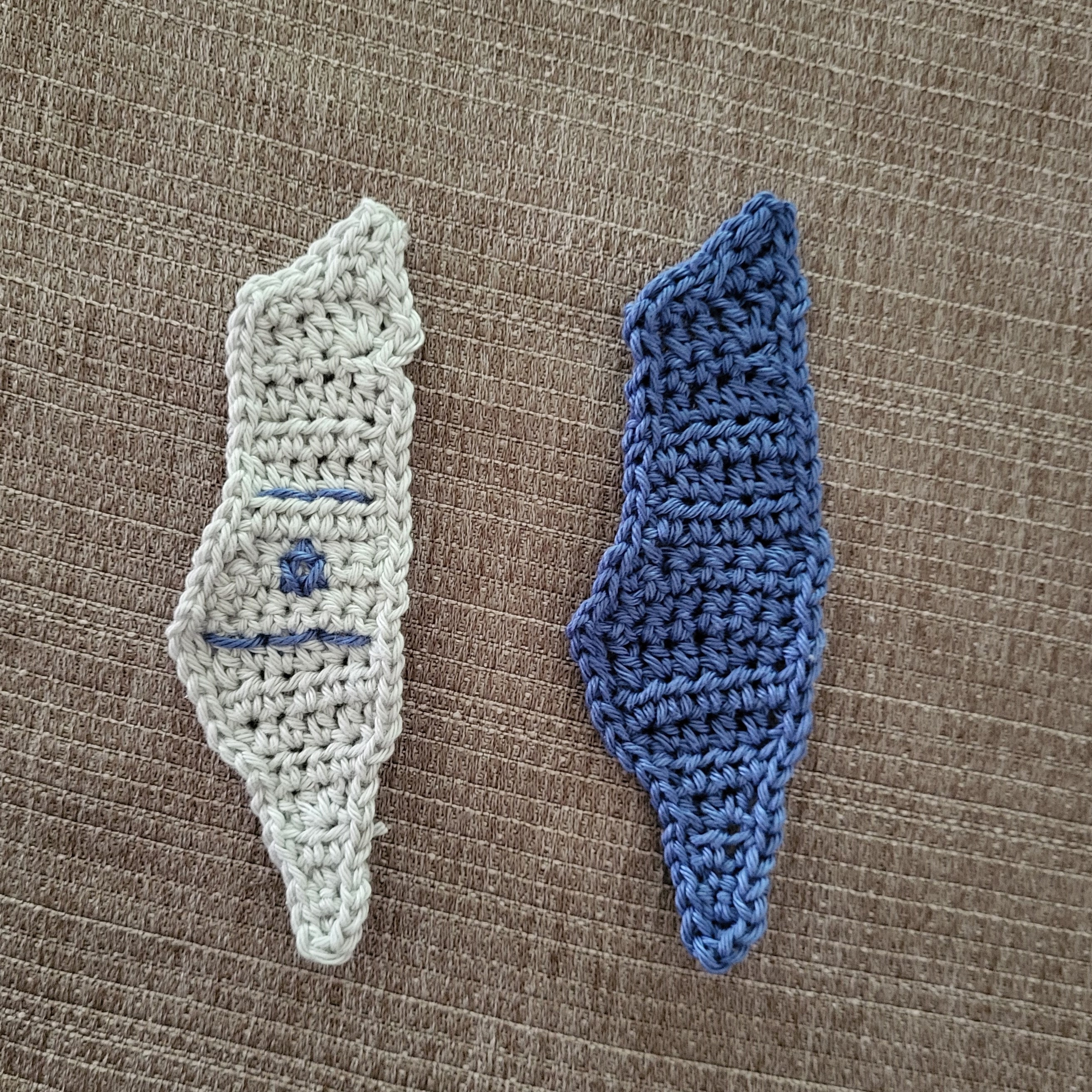 Easy Israel Crochet Applique Pattern PDF - Crochet Pattern and Chart - Etsy