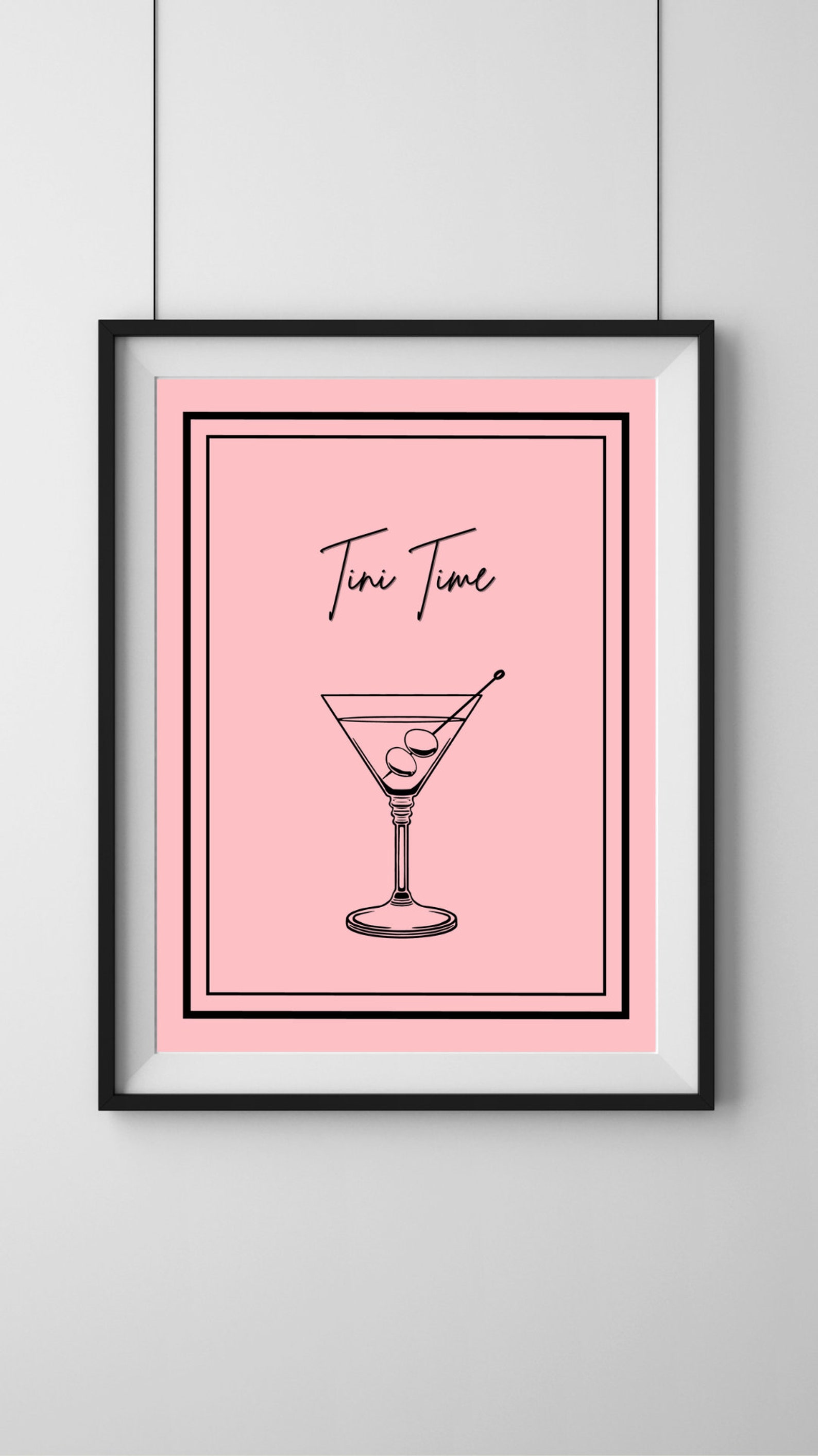 Tini Time Print - Digital Graphic Print - Wall Art - Etsy