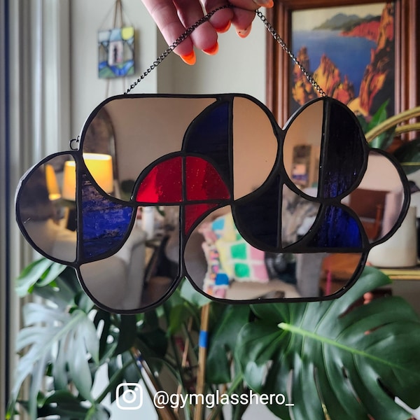 Stained Glass Mirror - Etsy