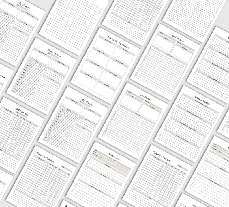 Guided Therapy Journal, Emotional Healing Journal, Self Reflection ...