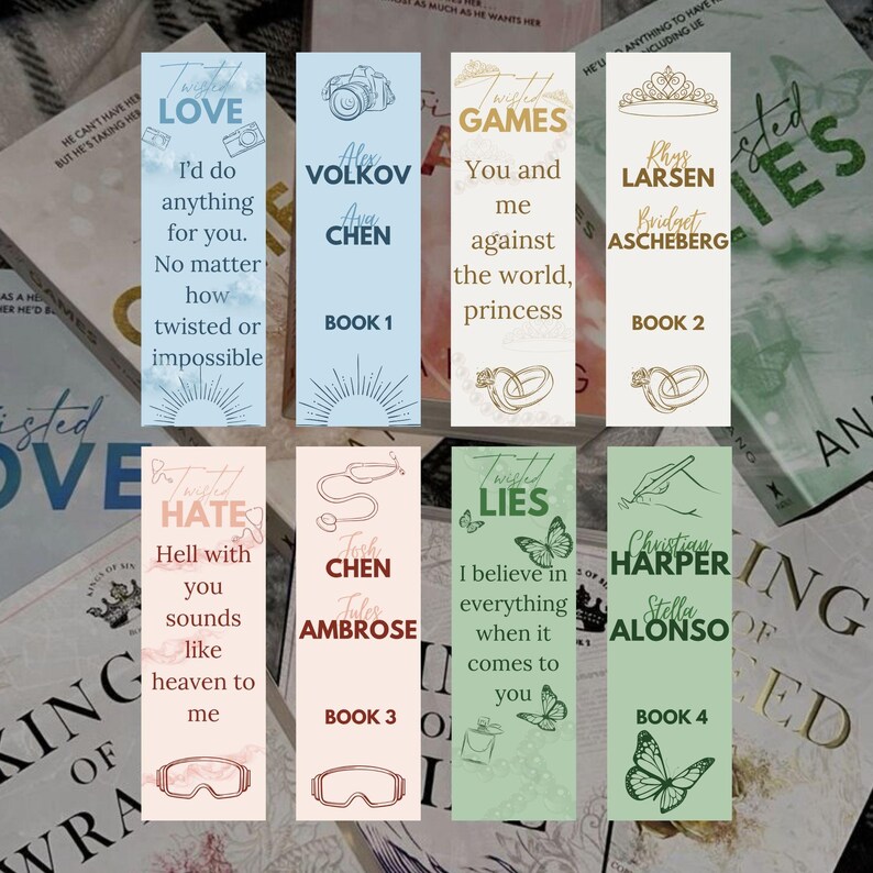 Twisted Series by Ana Huang - Etsy