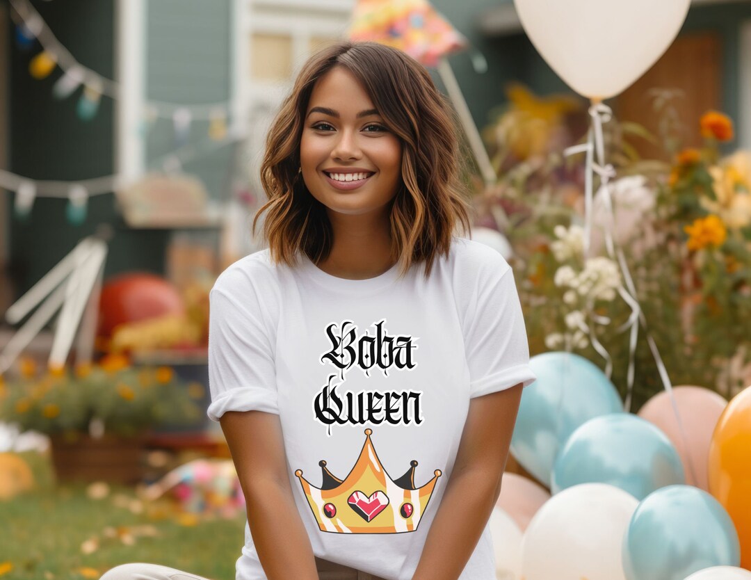 Boba Queen, Boba Queen Shirts , Boba Shirt, Boba Lovers, Queen Shirt ...