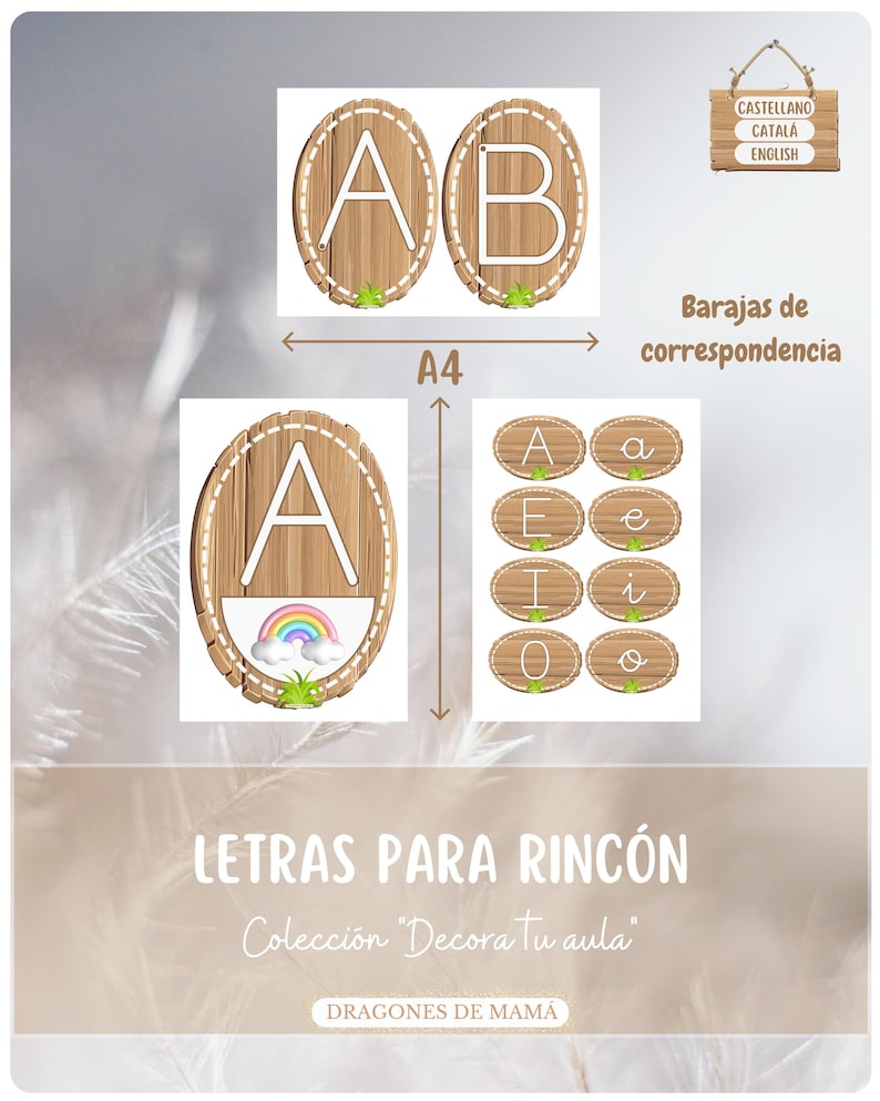Imprimibles Letras Para Rincón - Etsy