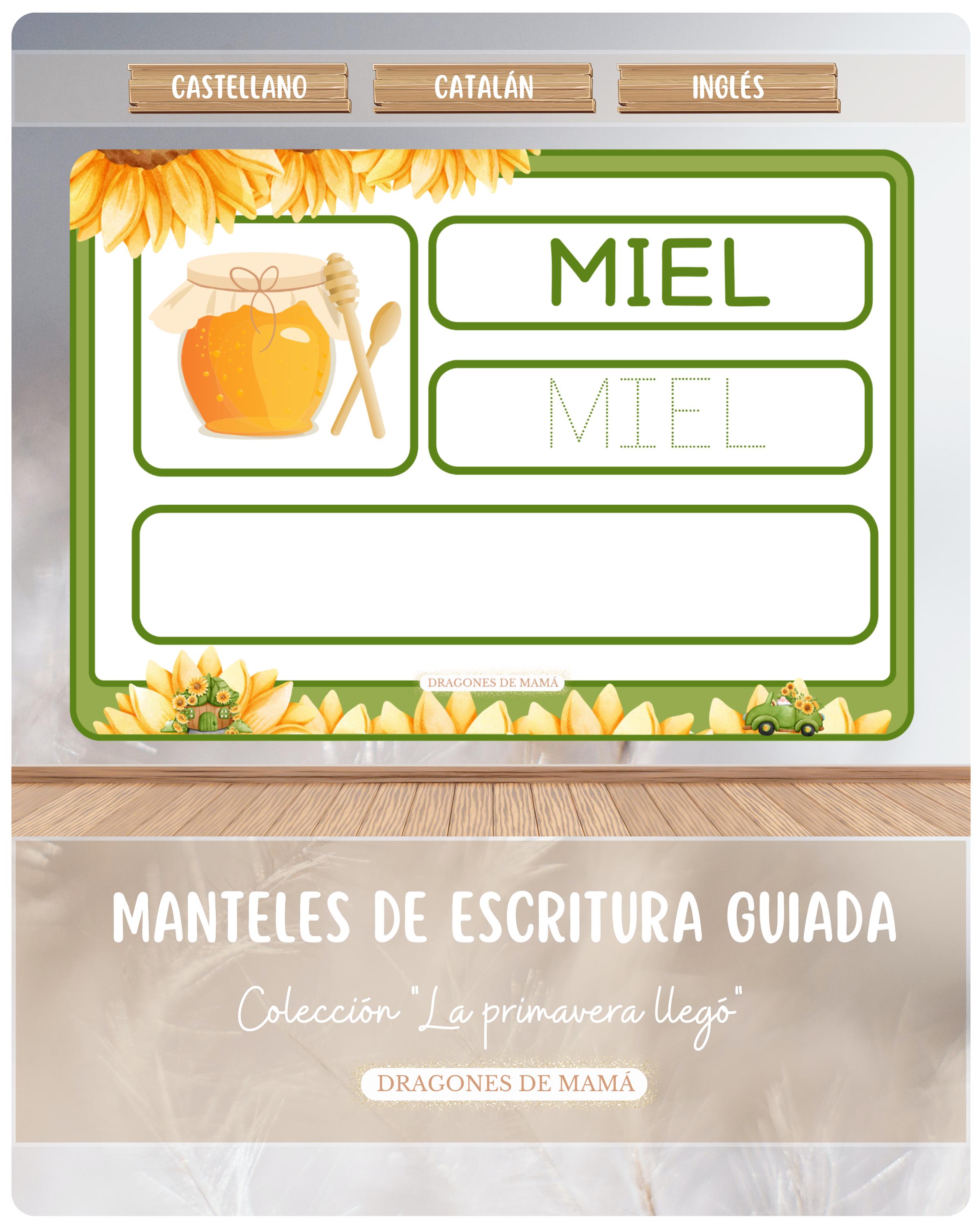 Imprimibles Láminas De Escritura Guiada - Etsy