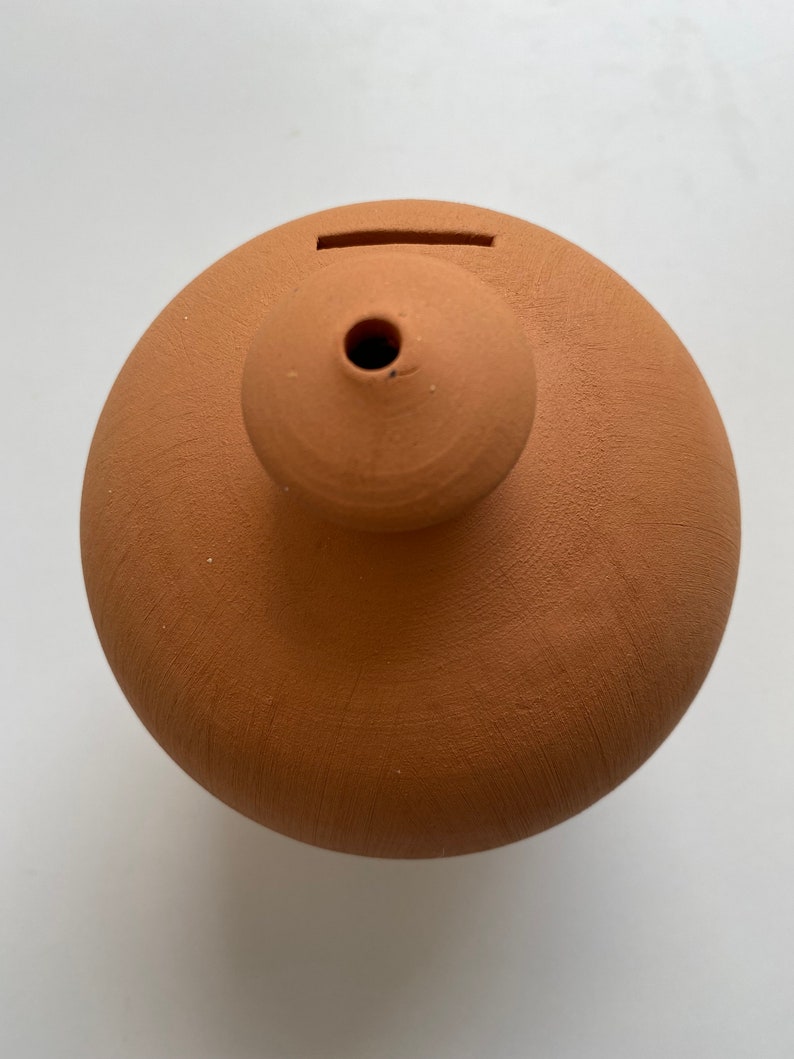Money Pot,terracotta Piggy Bank,pottery Home Decor,clay Coin Bank for ...