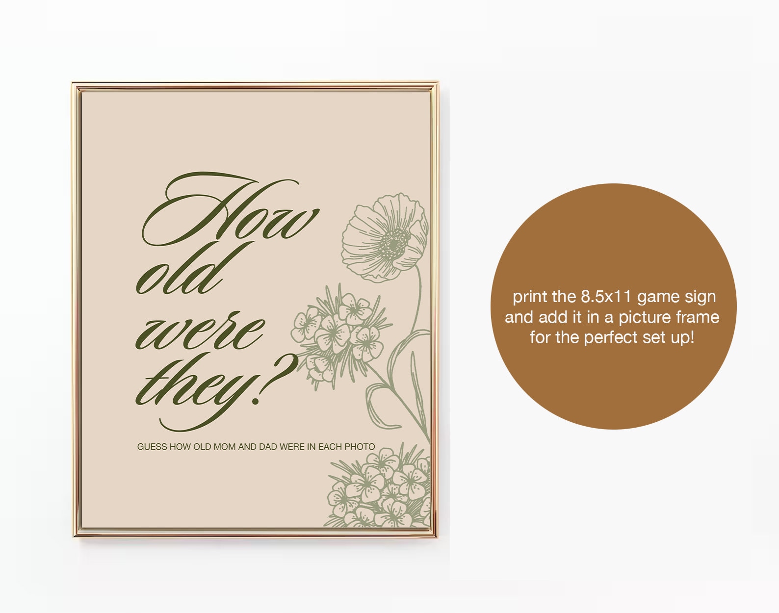 Baby Shower Game How Old Were the Parents-to-be | Guess Their Age | How ...