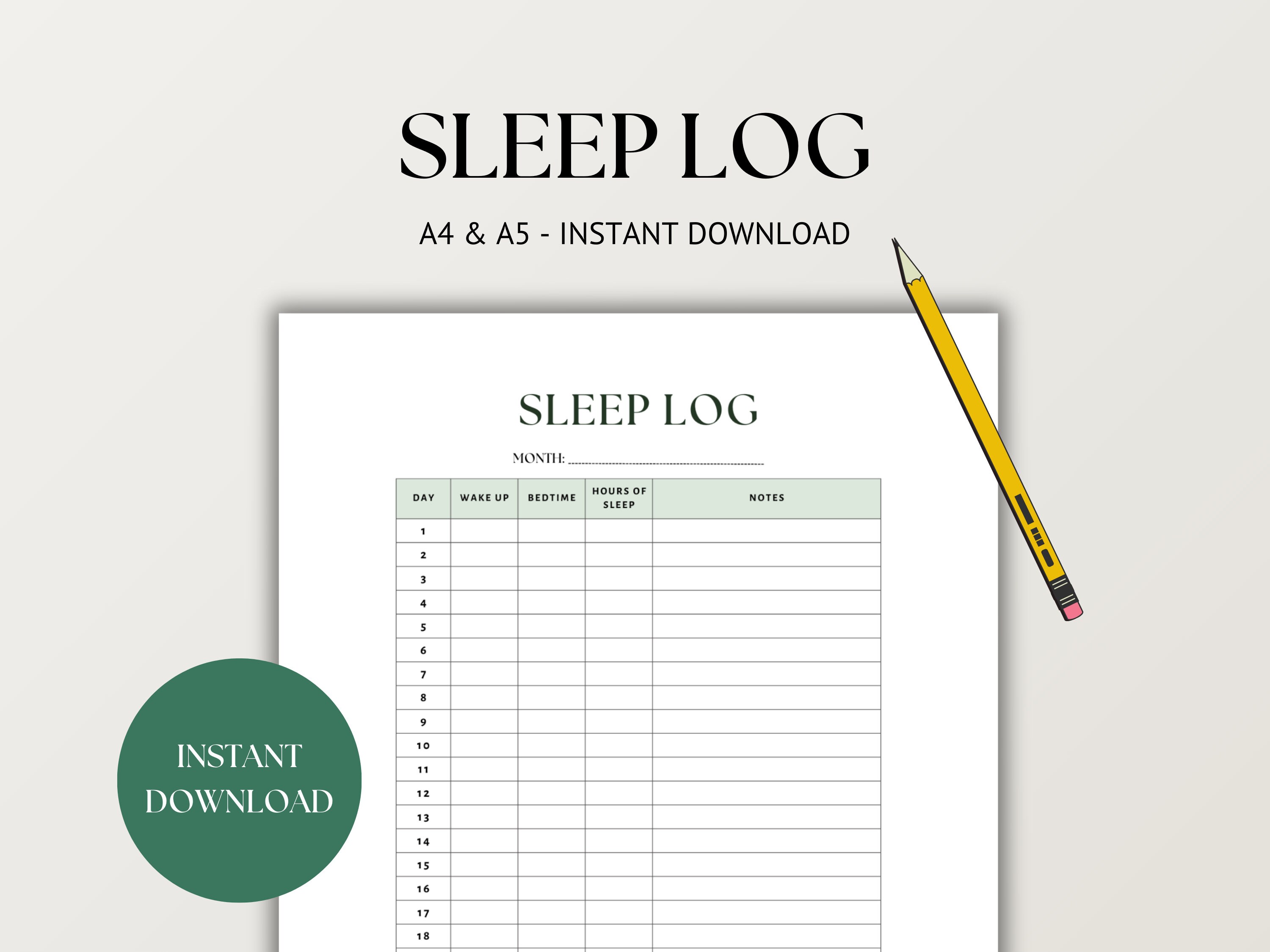 Sleep Tracker Enhance Sleep Quality With Our Sleep Log and Tracker ...