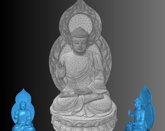 Buddha Statue 3D Model Printer 3D Stl File - Etsy