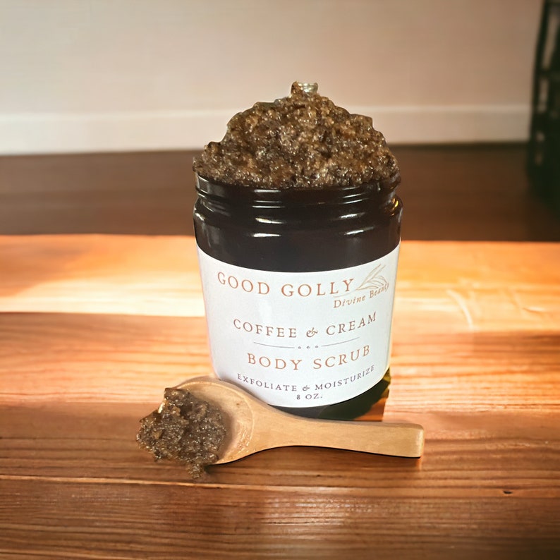 Coffee + Cream Hydrating Body Scrub | Firming | Smoothing | Stretch ...