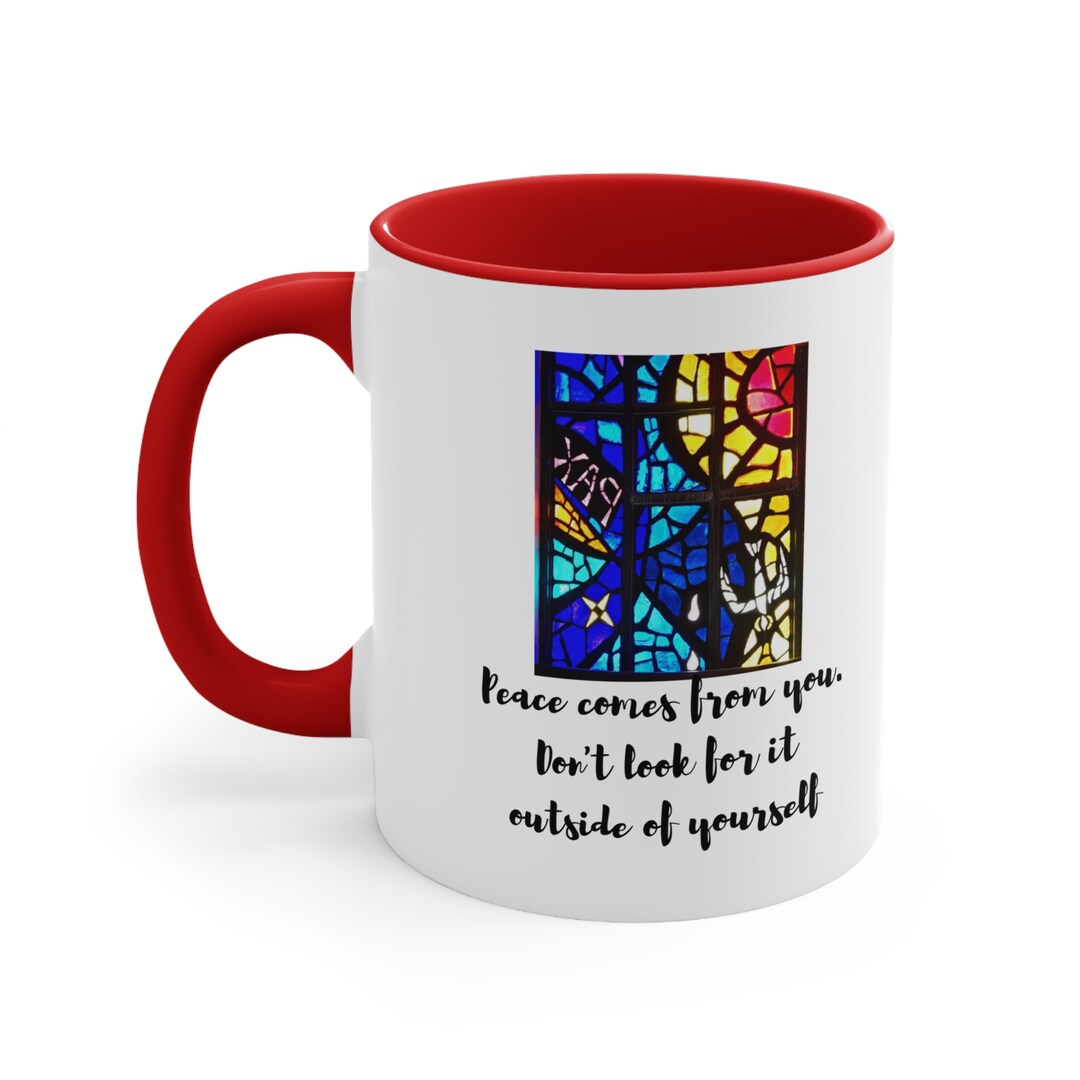 Motivational Mug. to Think That True Peace is Within You,11oz - Etsy