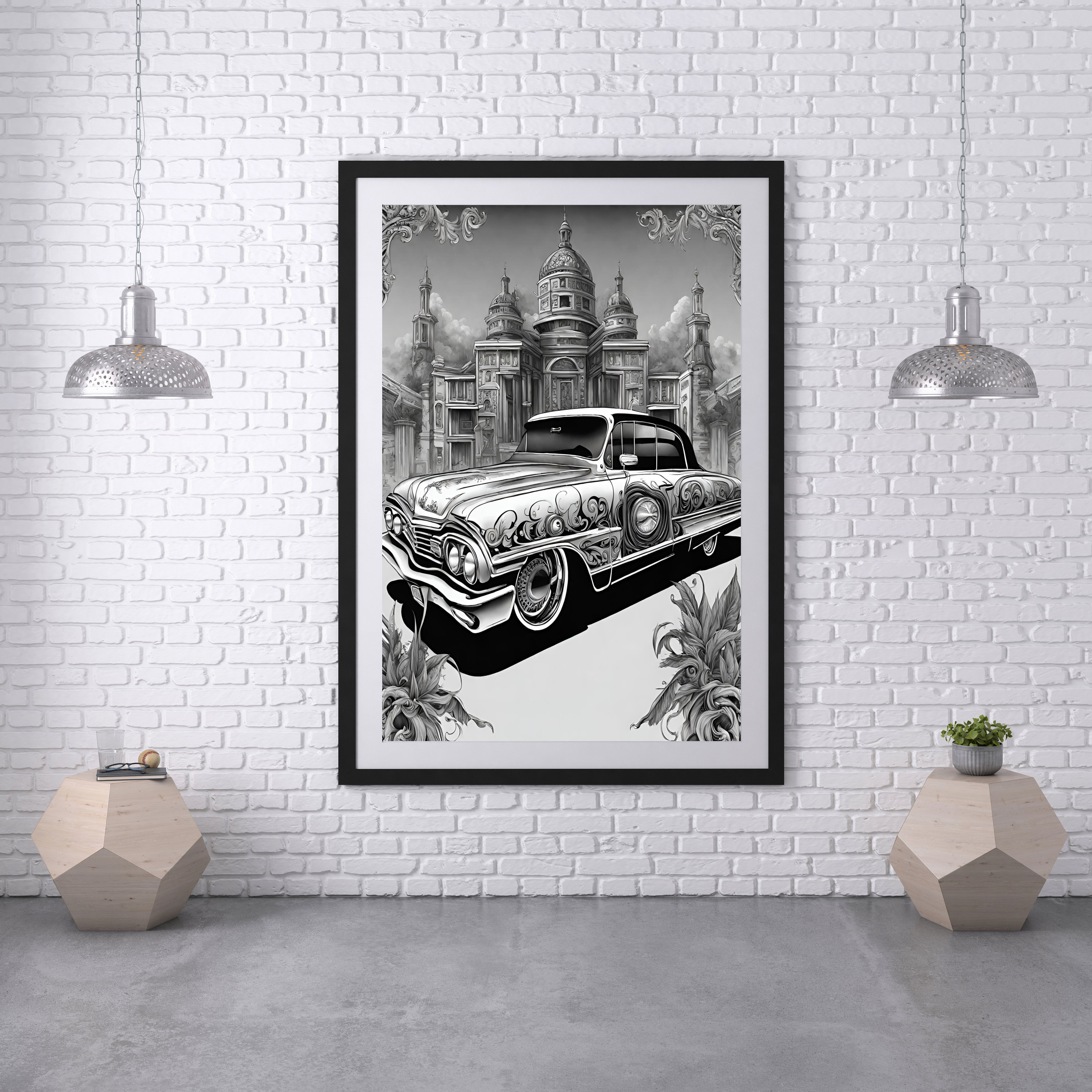 Chicano Car Wall Art Mexican American Street Wall Decor - Etsy
