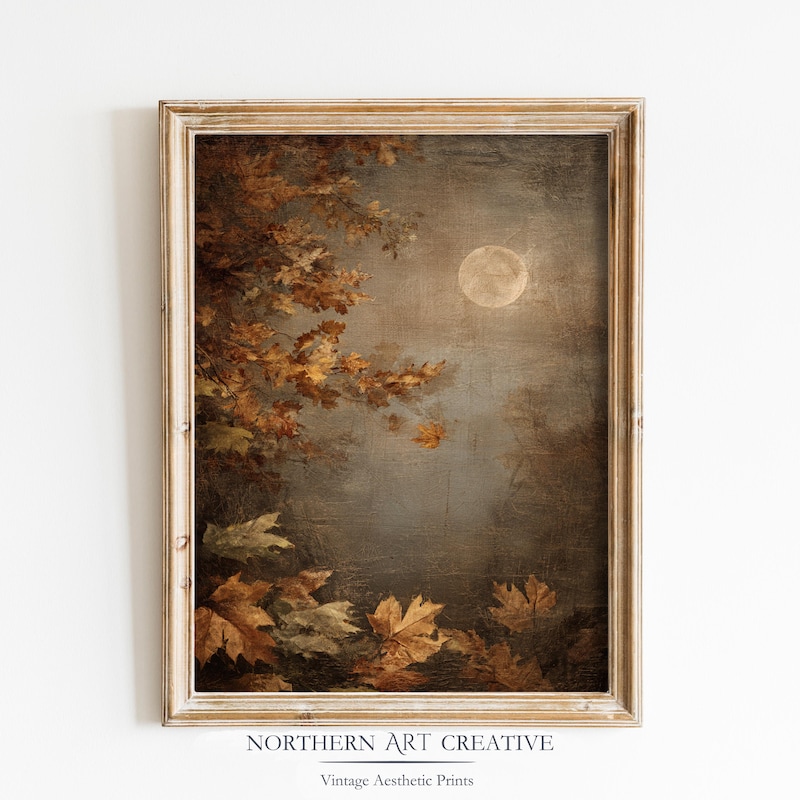 Full Moon Painting - Etsy