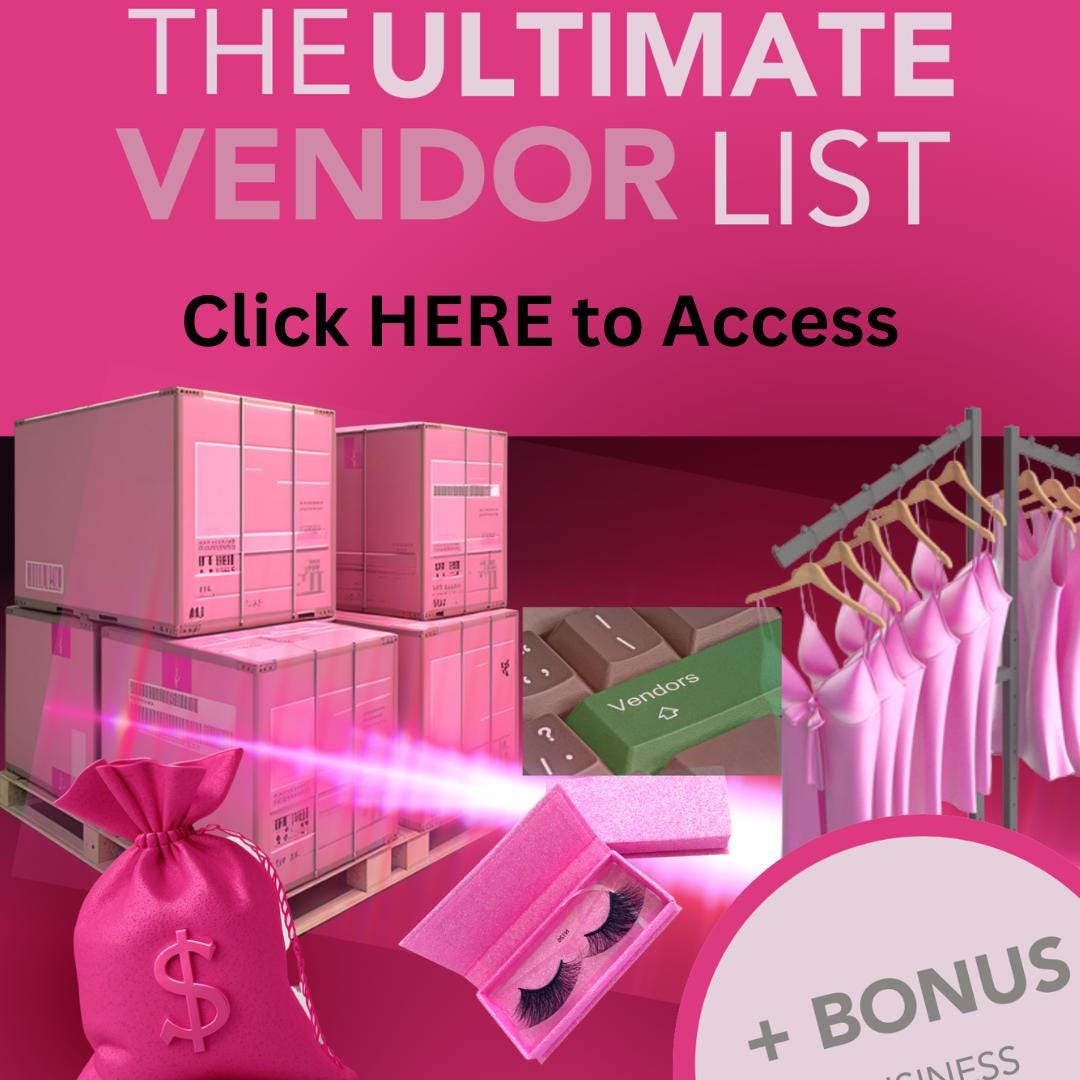 The Ultimate Vendor List - Etsy