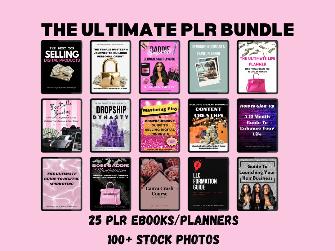 The Ultimate PLR Bundle, PLR Ebooks, Digital Planners, Stock Photos ...
