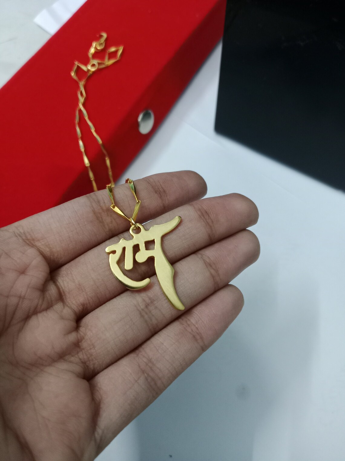 Ram Necklace, Ram Pendant, Ram Necklace With Gold Plated,hindus ...