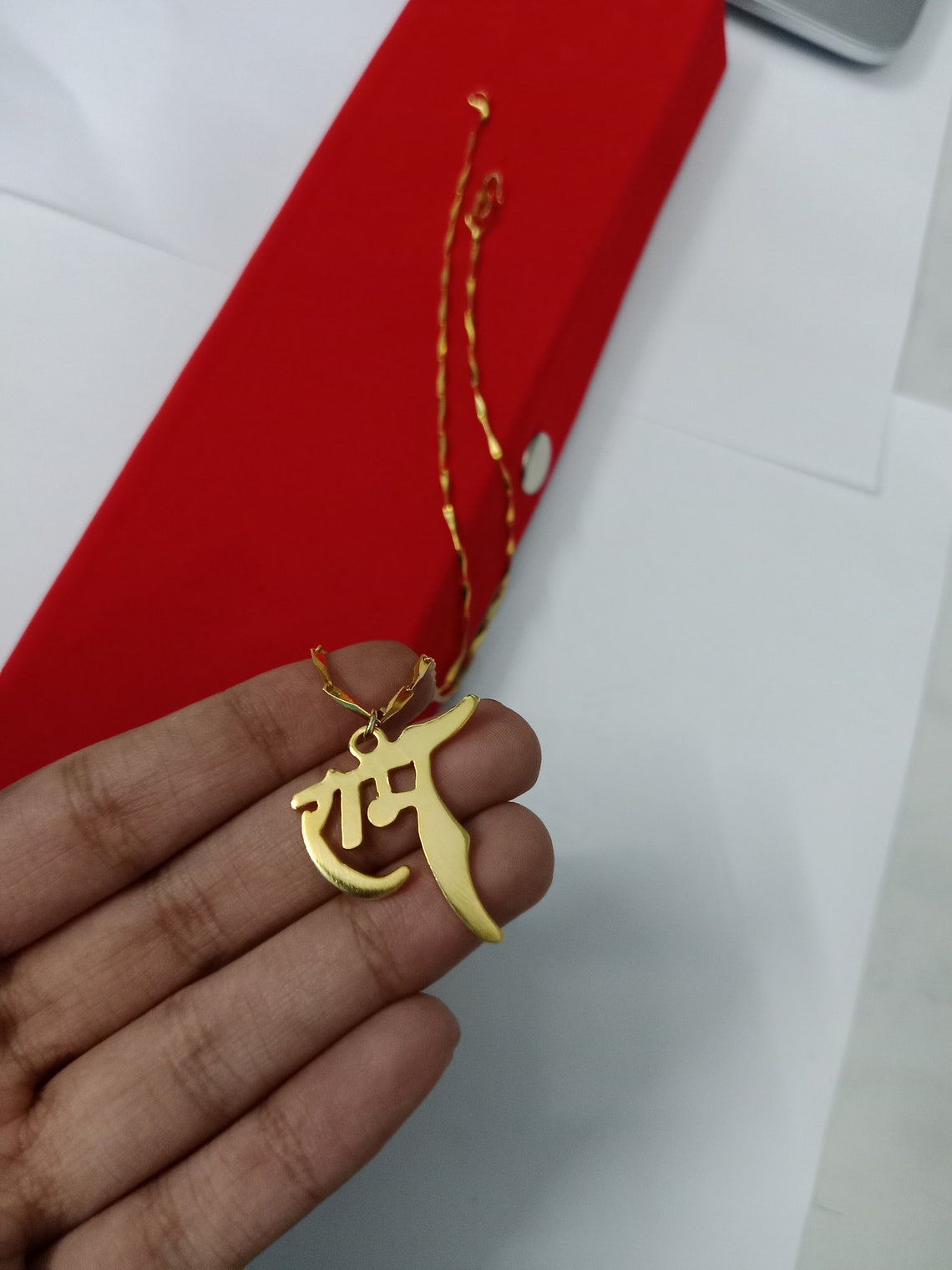 Ram Necklace, Ram Pendant, Ram Necklace With Gold Plated,hindus ...