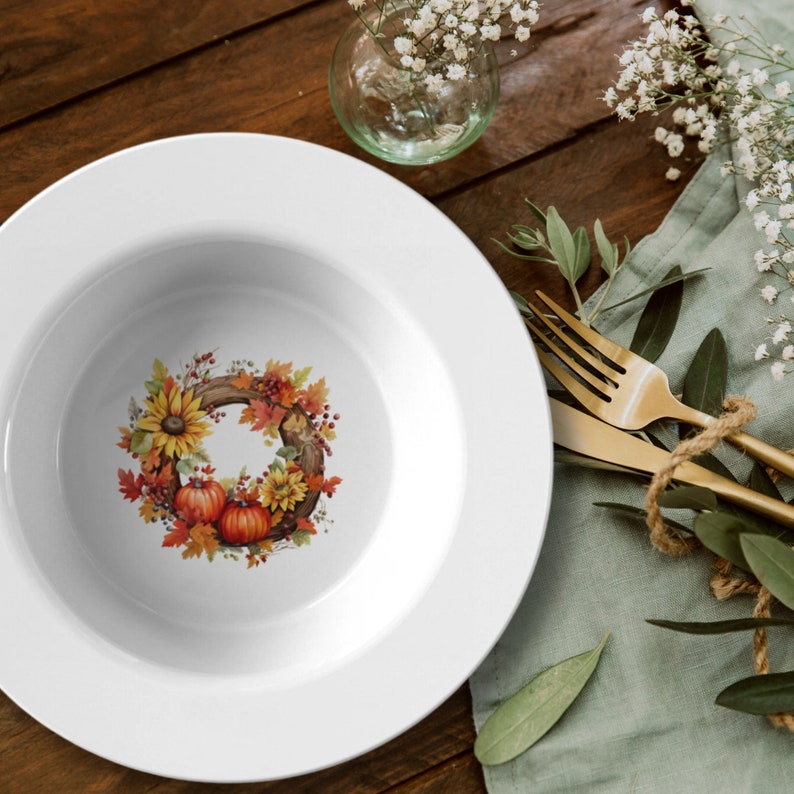 FALL PUMPKIN DINNERWARE Custom Style 6 - “pumpkin Patch Collection ...