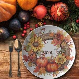 FALL PUMPKIN DINNERWARE Custom Style 6 - “pumpkin Patch Collection ...