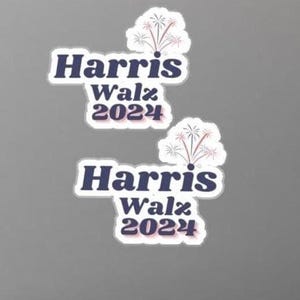 Kamala Harris 2024 Campaign Sticker / Harris for President Die-cut ...