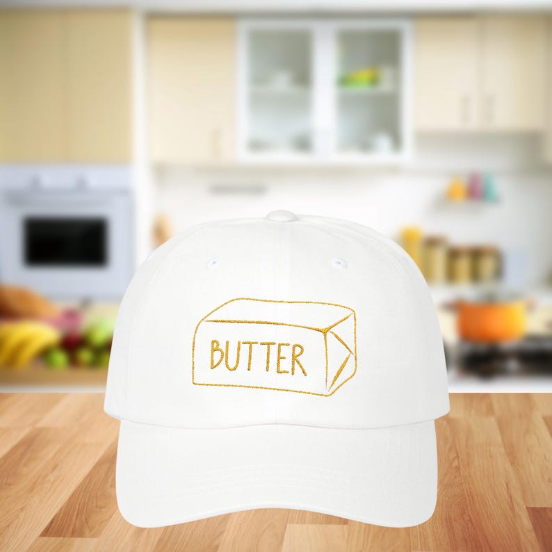 Embroidered Butter Baseball Hat Butter Lover Classic Dad Cap ...