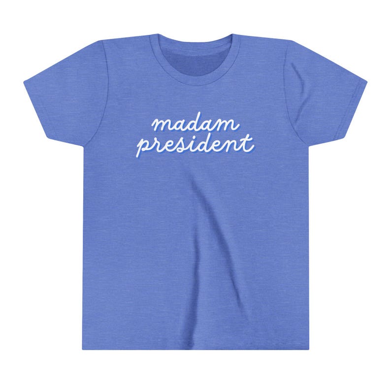 Madam President Kids T-shirt / President Youth Short Sleeve Tee / Kids ...