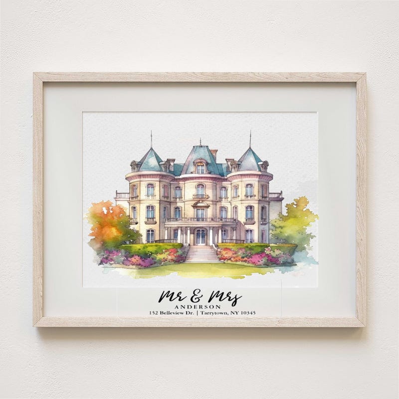 Custom House Drawing - Etsy