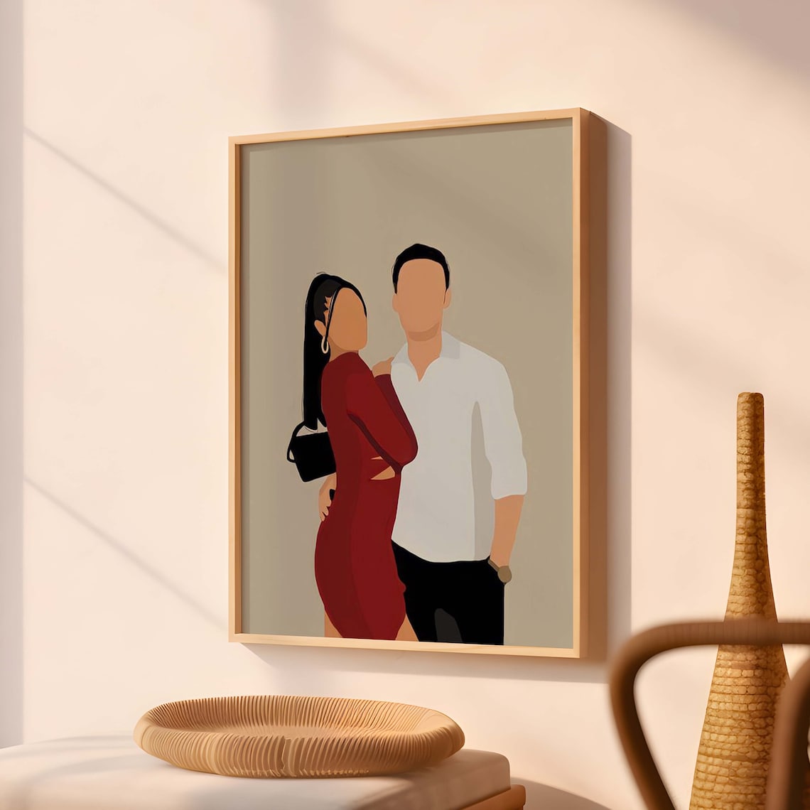 Faceless Portrait, Custom Illustration, Personalised Photo, Photo ...