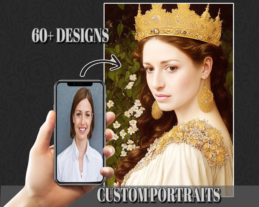 Custom Royal Portrait From Photo Renaissance Portrait Historical ...