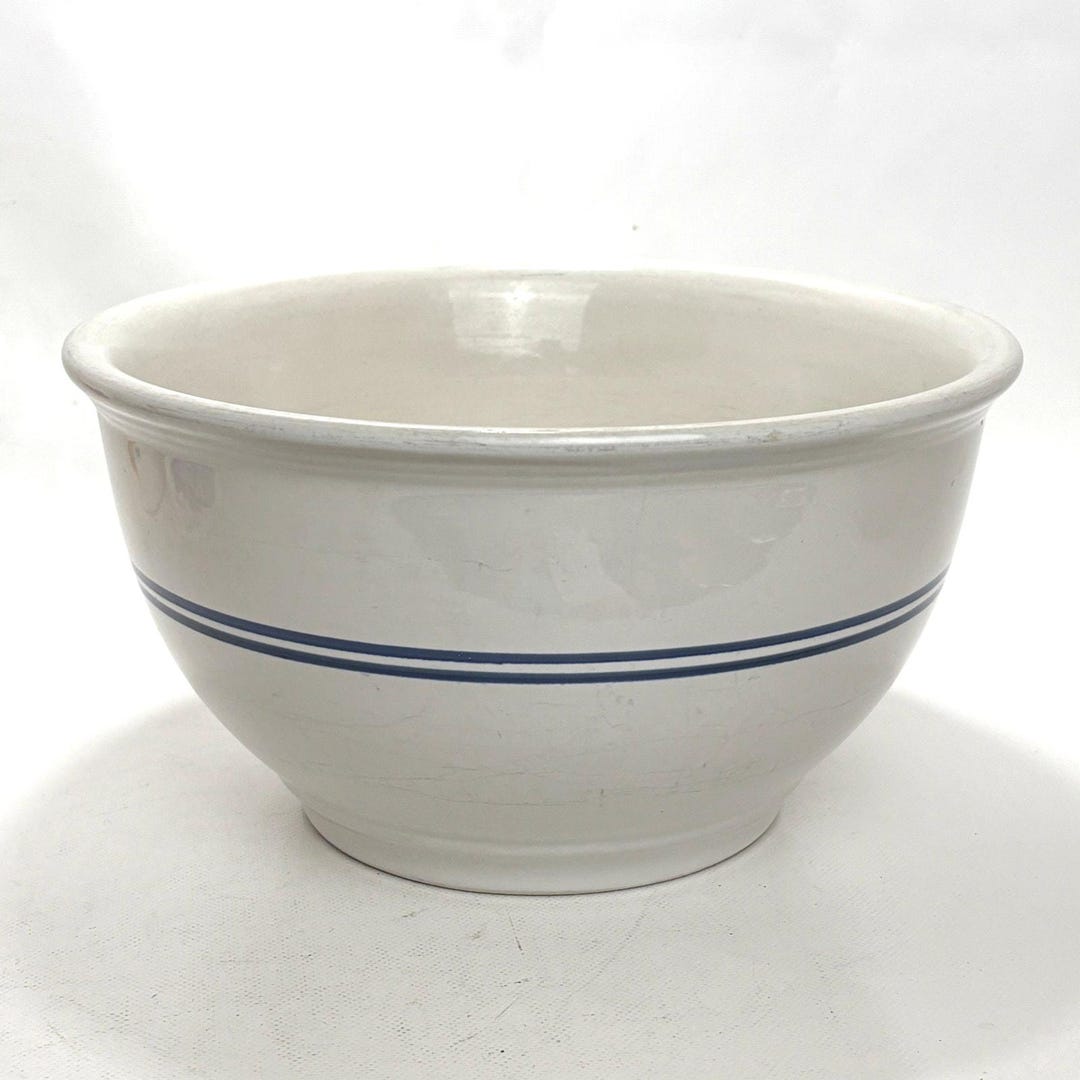 Vintage 8 Inches Round Stoneware China Mixing Bowl 4.5 Inches Tall - Etsy