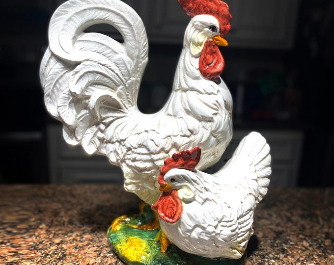 Large Vintage 16” Italian Campagna Intrada Colored Hand Painted Ceramic ...