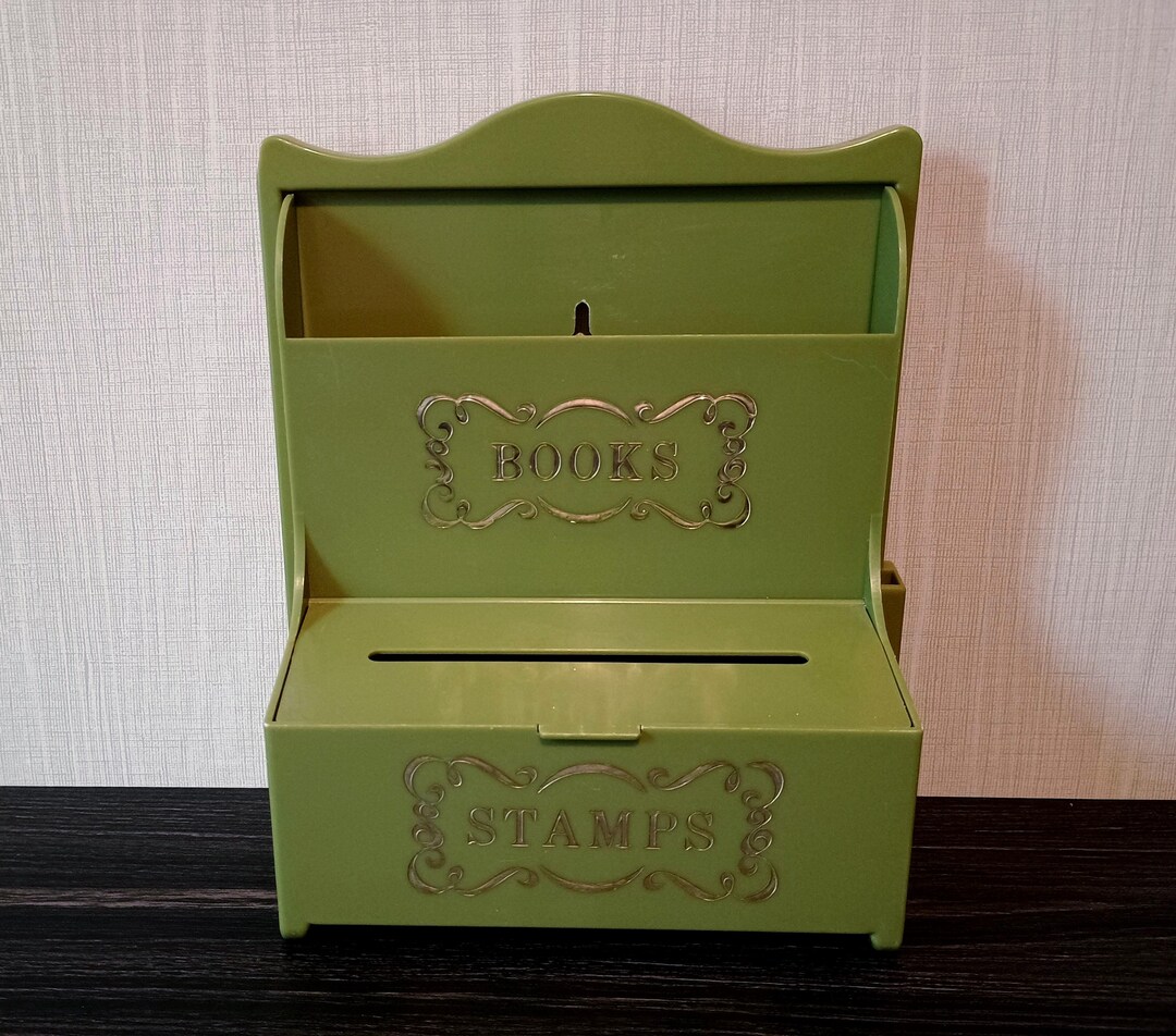 Wall Sorter Stamp Mail Vintage Avocado Green 1970s Kitchen - Etsy