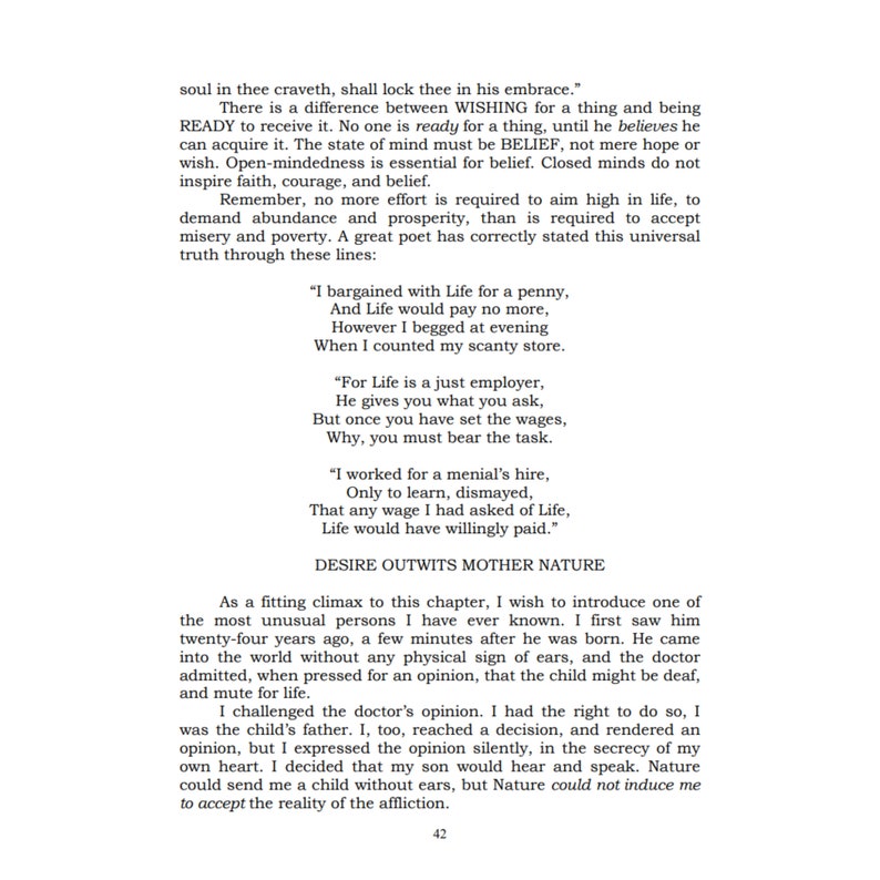 Think and Grow Rich" Napoleon Hill - Etsy UK