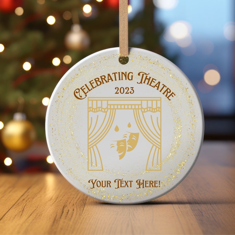 Personalized Comedy Tragedy Masks Theater Ornament Ceramic Decoration ...