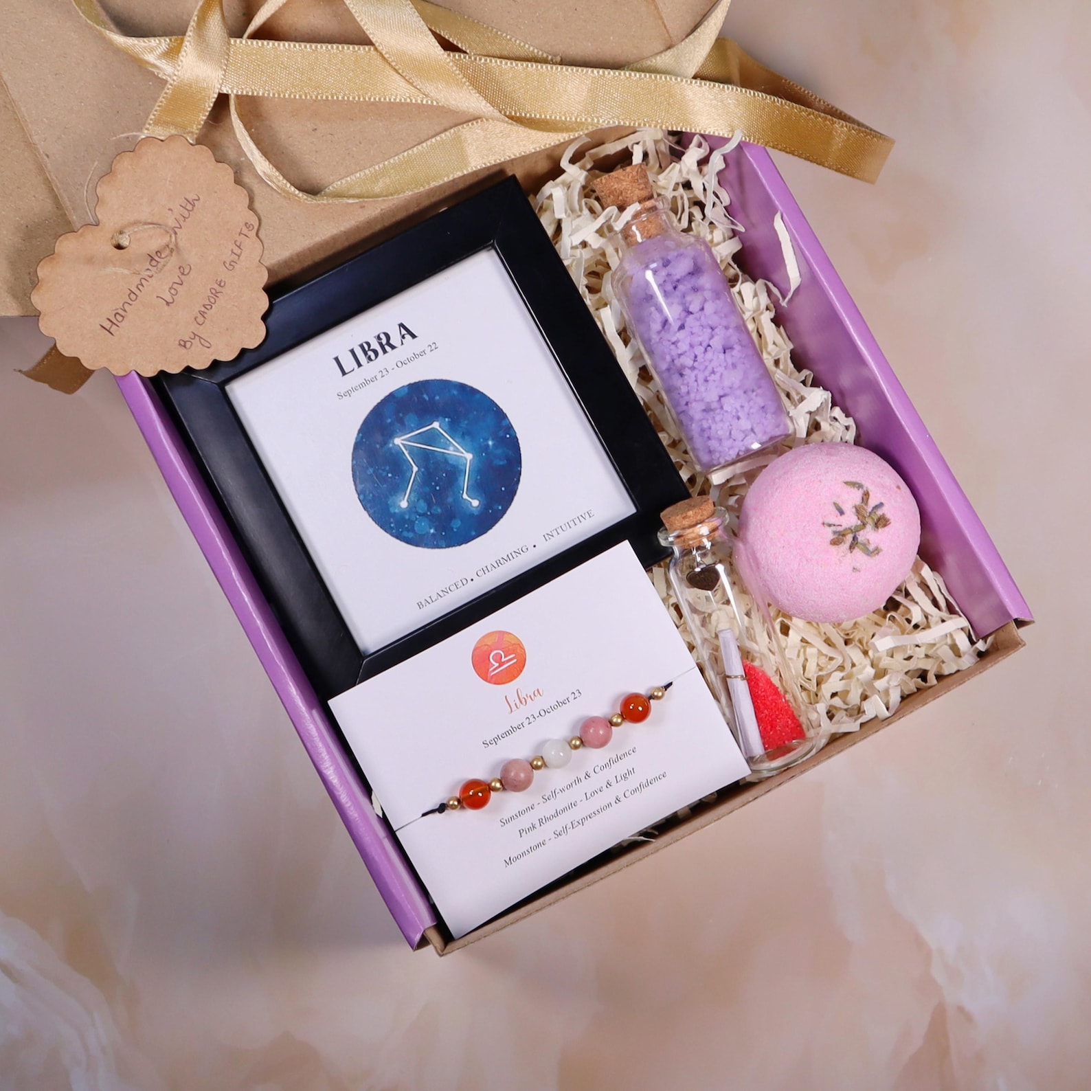 Zodiac Gift Box for Her, Astrology Gift for Women, Libra Birthday Gift ...