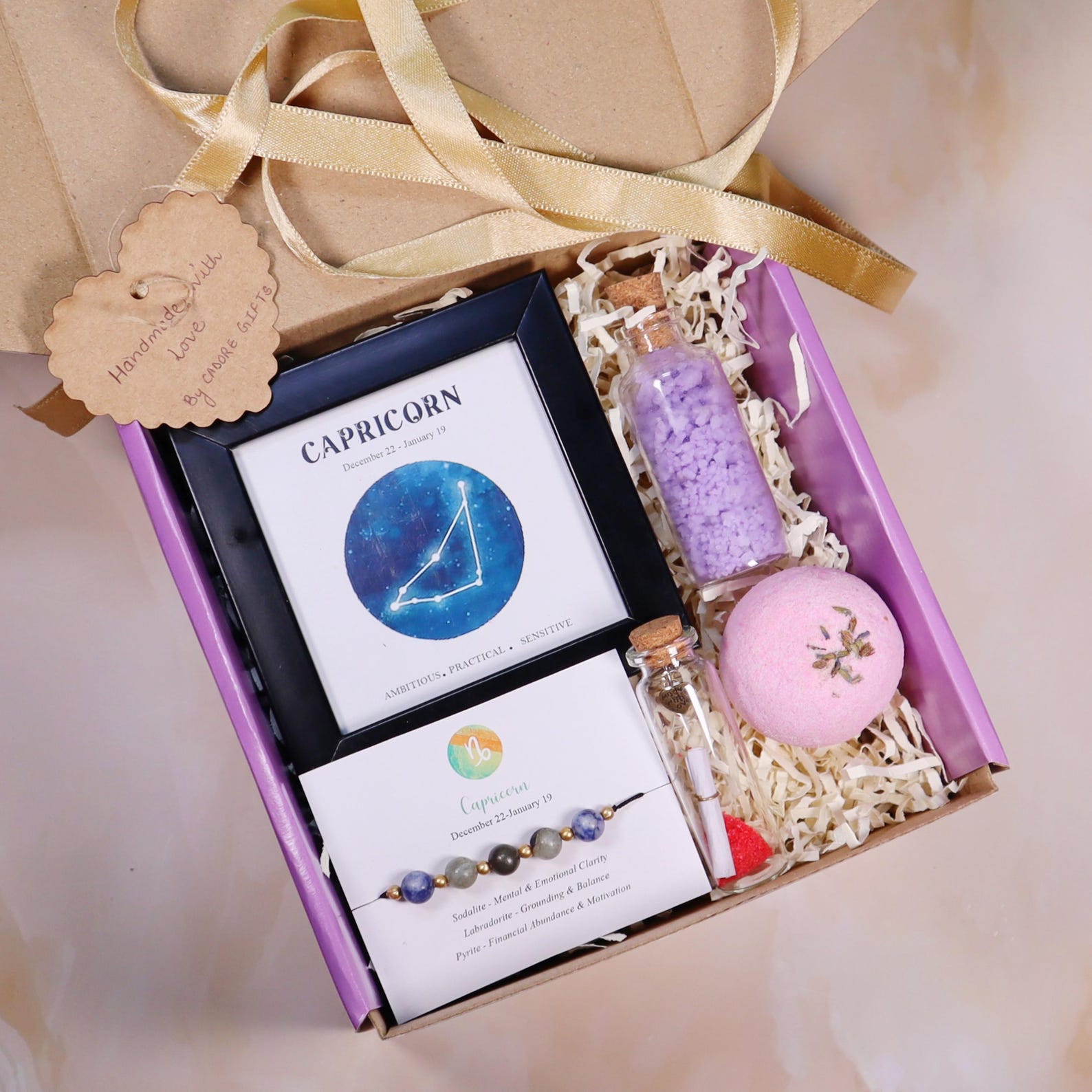 Zodiac Gift Box for Her, Astrology Gift for Women, Capricorn Birthday ...