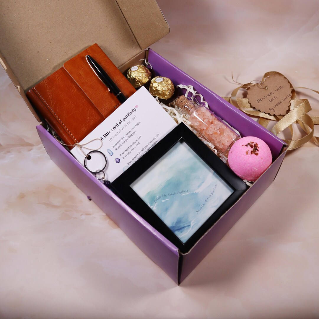 Box of Positivity, Holiday Gift Box, Stress Relief Gift, Self Care ...
